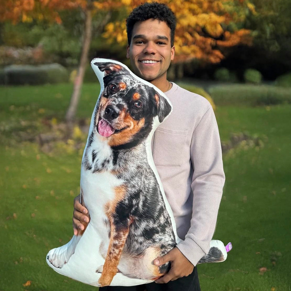 Custom Shaped Dog Pillow | All About Vibe | Made in USA