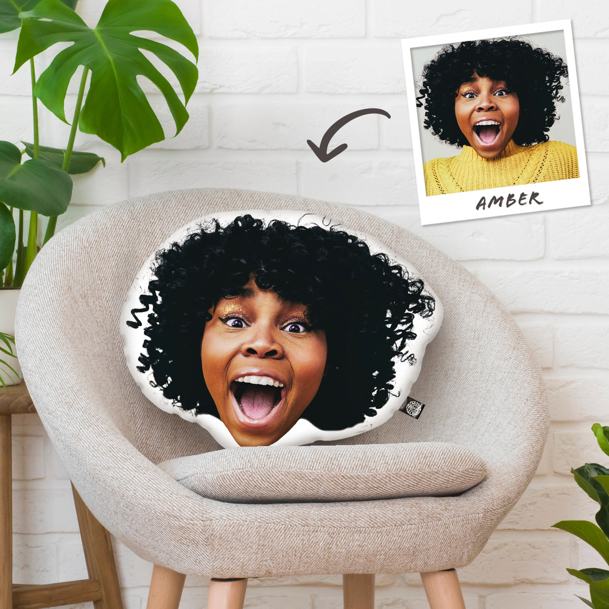 Custom Shaped Face Pillow | Made In USA – All About Vibe