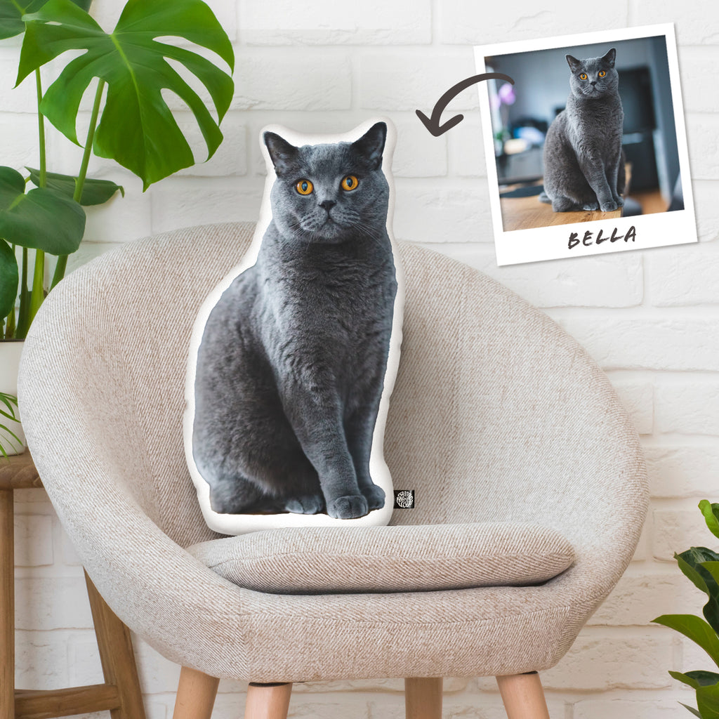 Custom Shaped Cat Pillow | Made In USA – All About Vibe