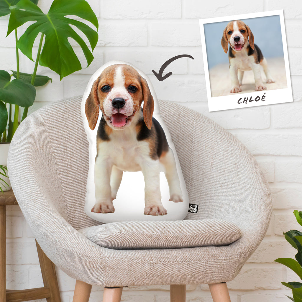 Beagle Custom Shaped Pillow | Made In USA – All About Vibe