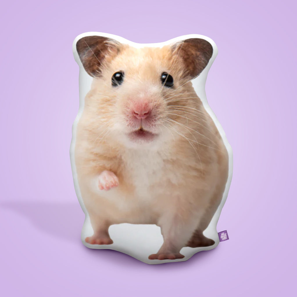 Hamster Custom Shaped Pillow | Made In USA – All About Vibe