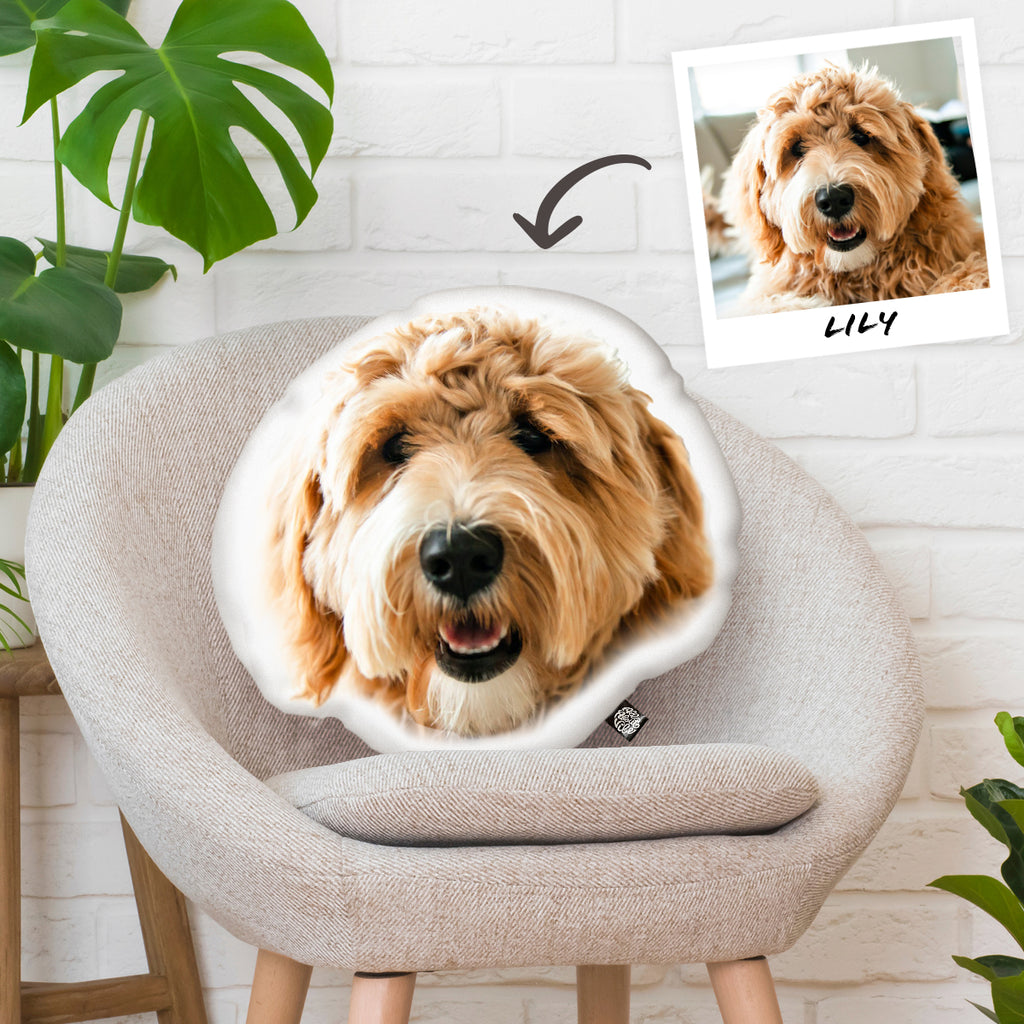 Goldendoodle Custom Shaped Pillow | Made In USA – All About Vibe