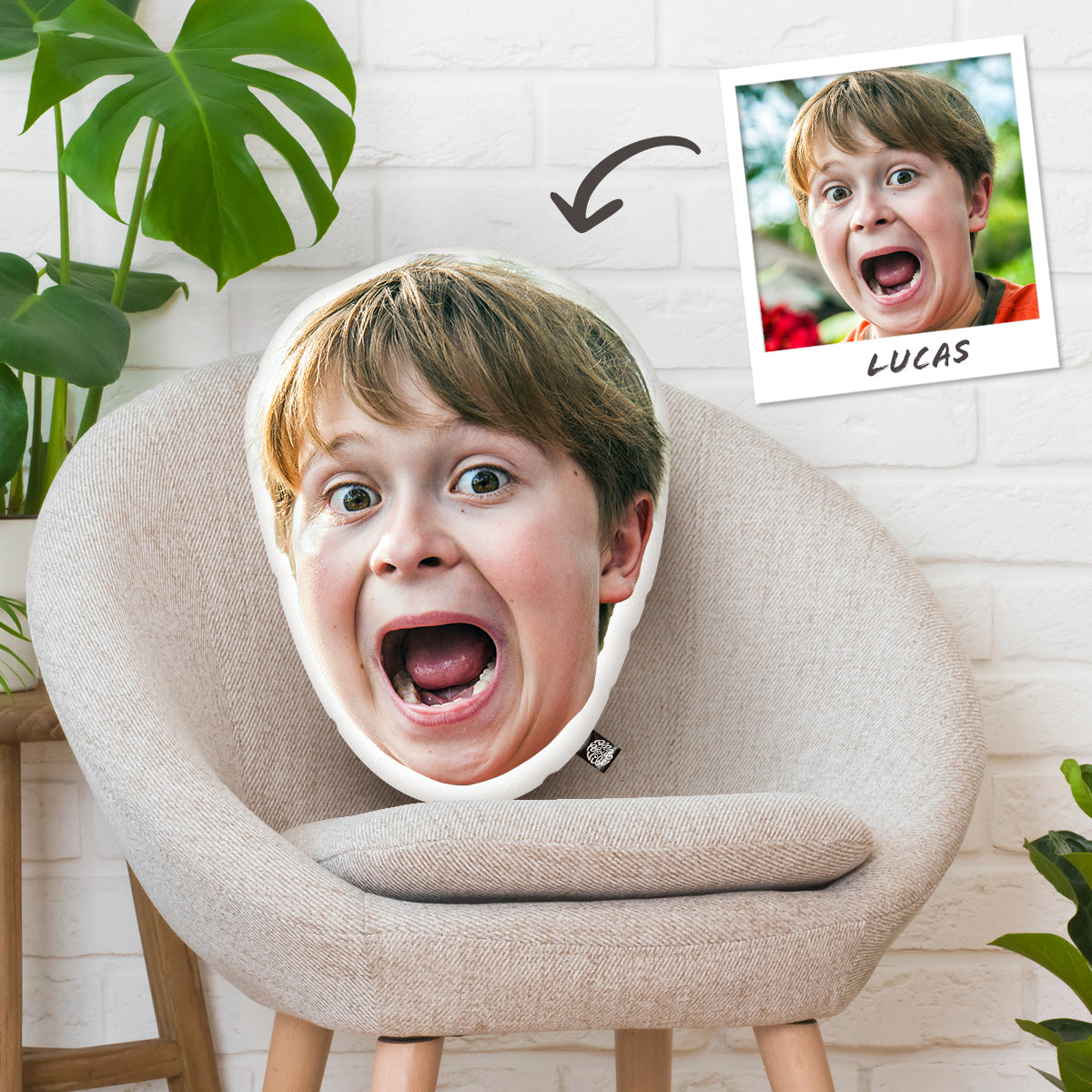 Custom Shaped Face Pillow - Made In USA – All About Vibe