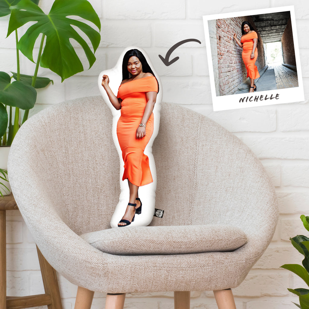 Custom Shaped Body Pillow - All About Vibe - Made In USA