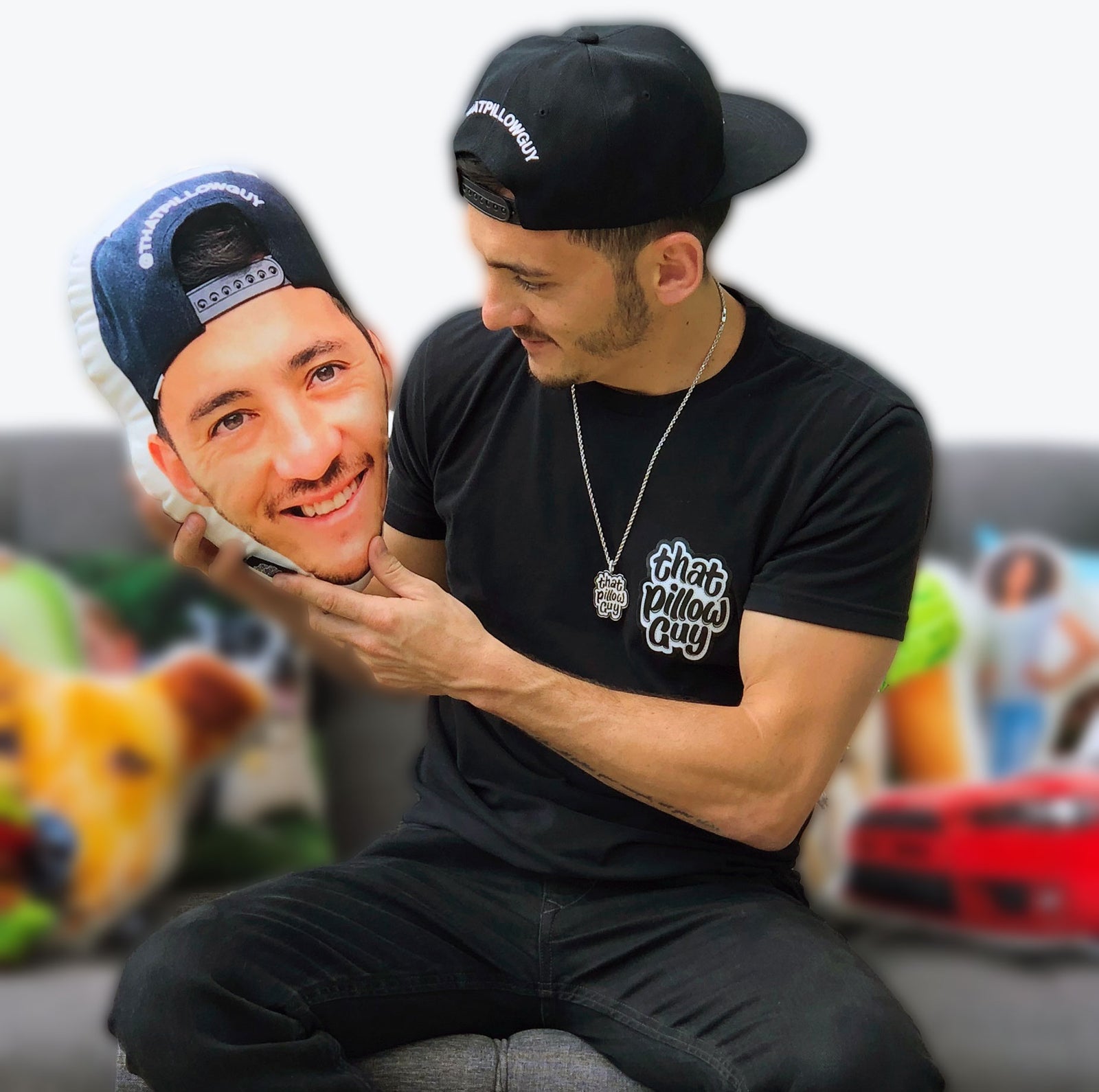 Custom Shaped Face Pillow - Made In USA – All About Vibe